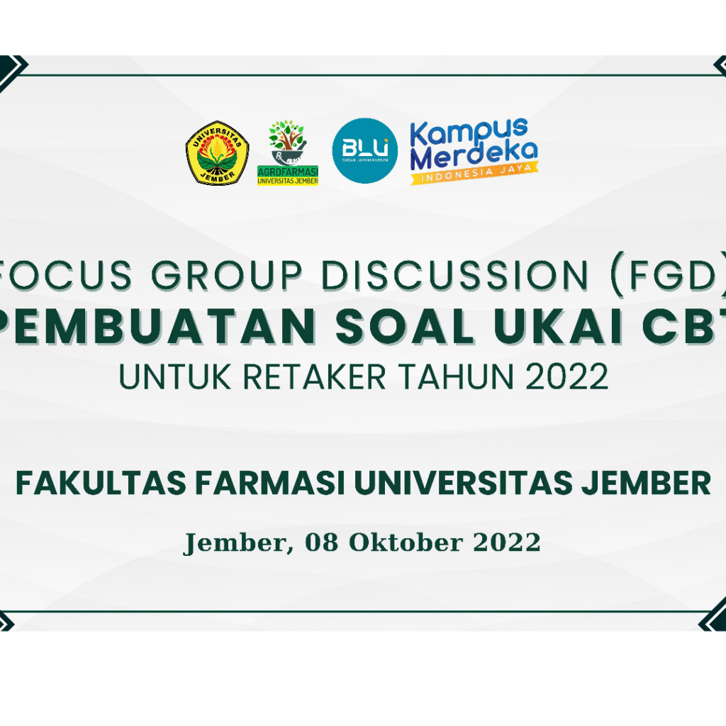 October 13, 2022 – FAKULTAS FARMASI