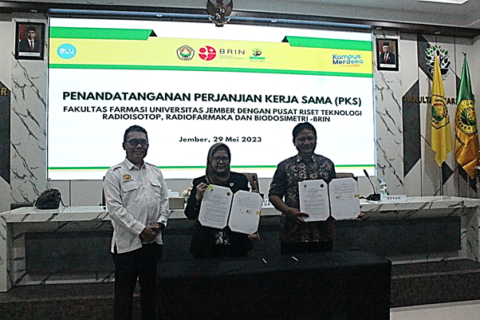 Fakultas Farmasi Tandatangani Perjanjian Kerjasama (PKS) dengan Pusat Riset Teknologi Radiosotop ...