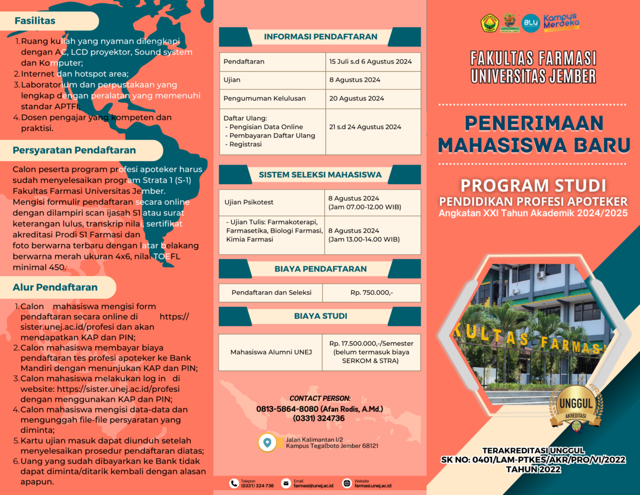 Penerimaan Mahasiswa Baru PSPPA Angkatan XXI | FAKULTAS FARMASI